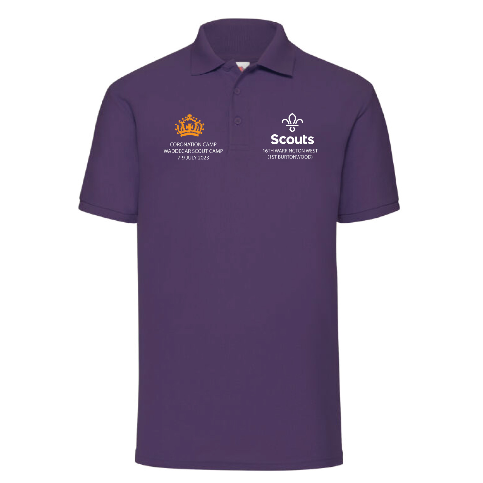 Adults Scout Camp Polo Shirt - Printing Blanks
