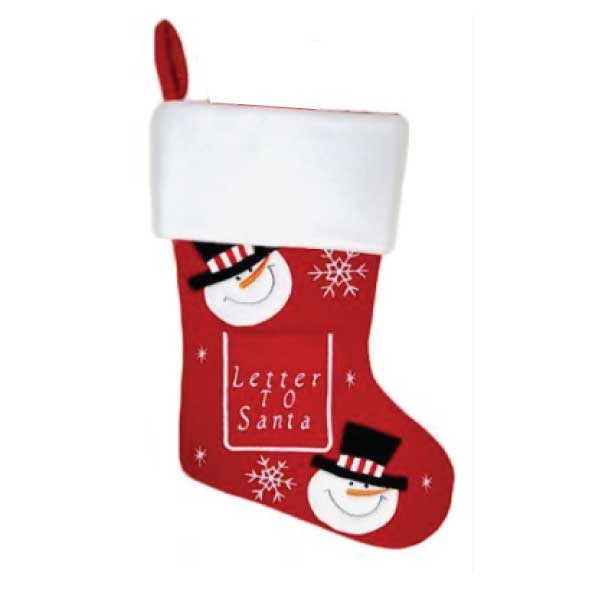 Letter to Santa Stocking - Printing Blanks